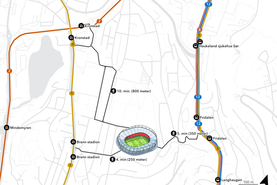 Heim frå Brannkamp? - Skyss