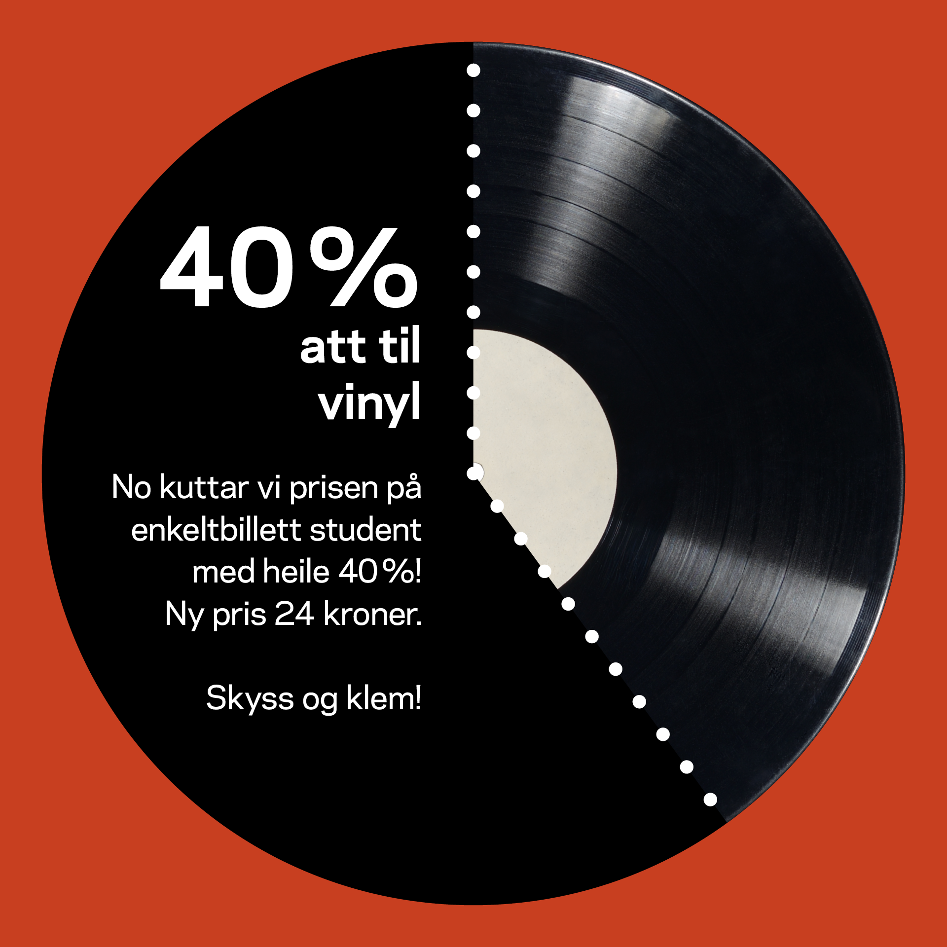 Endeleg får du studentrabatt på alle enkeltreiser! - Skyss